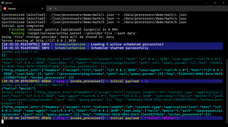 Orchex Simple Processor Examples – Deliverystack.net